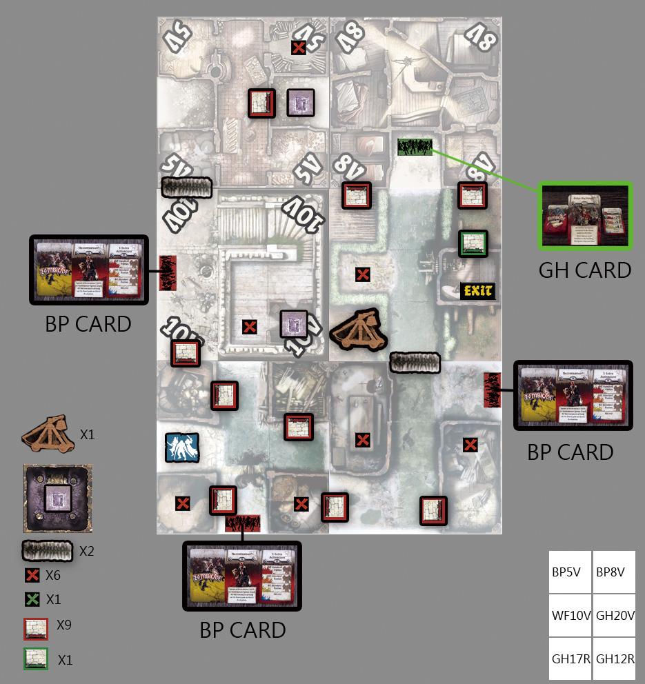 BP+GH: I tried to design a hybrid variant map | Zombicide: Green Horde ...