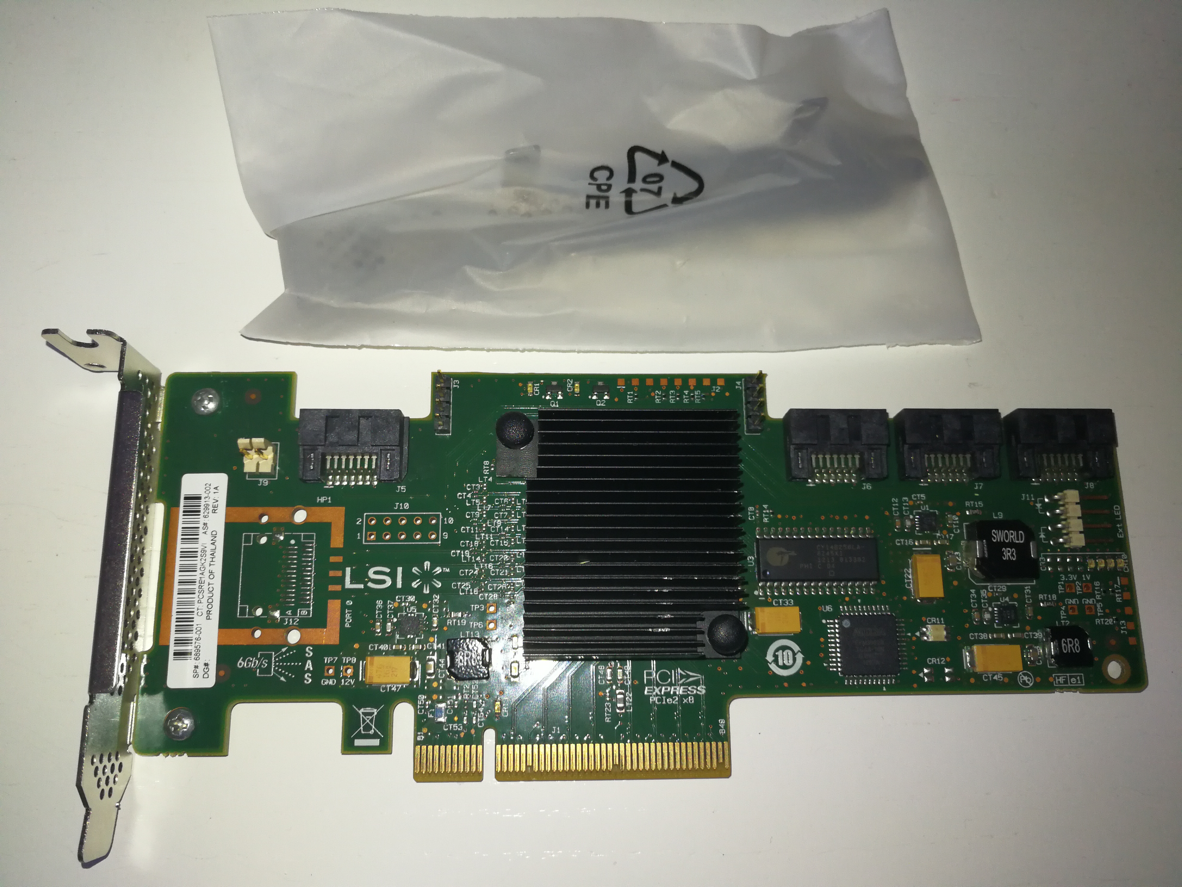 HP NC382T(BCM5709C) Dual port lan卡/LSI 9212-4i HBA卡 24/6 end - 交易完結 ...