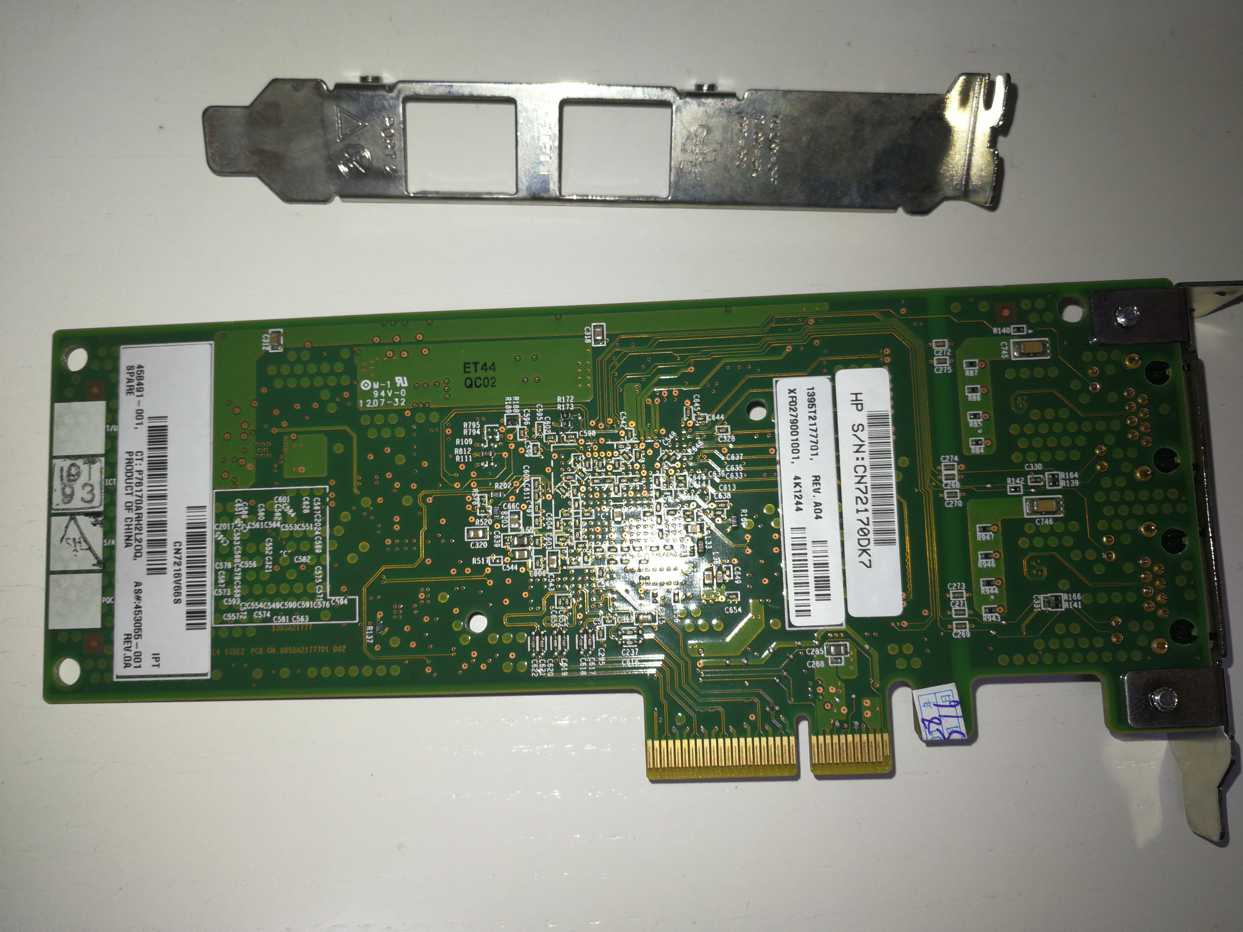 HP NC382T(BCM5709C) Dual port lan卡/LSI 9212-4i HBA卡 24/6 end - 交易完結 ...