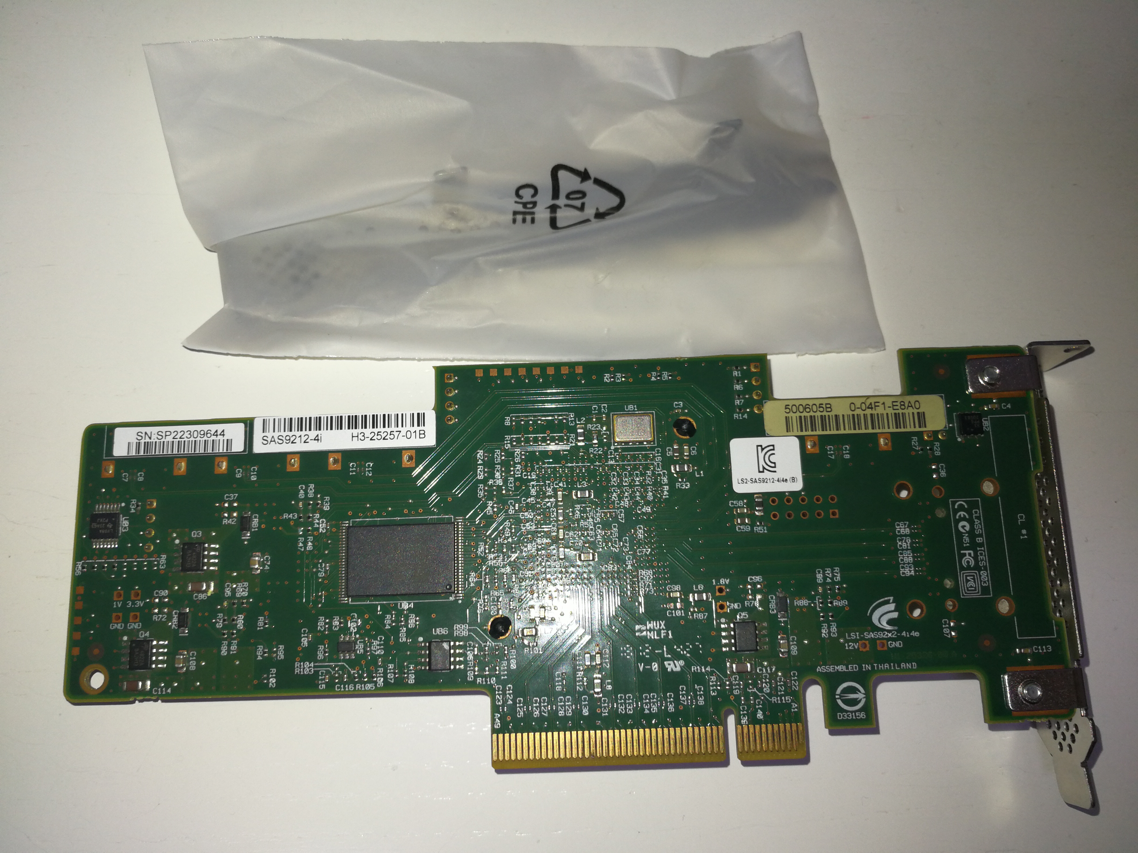 HP NC382T(BCM5709C) Dual port lan卡/LSI 9212-4i HBA卡 24/6 end - 交易完結 ...