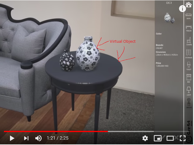 How i can create an object on top of the object in arcore · Issue #487 ...