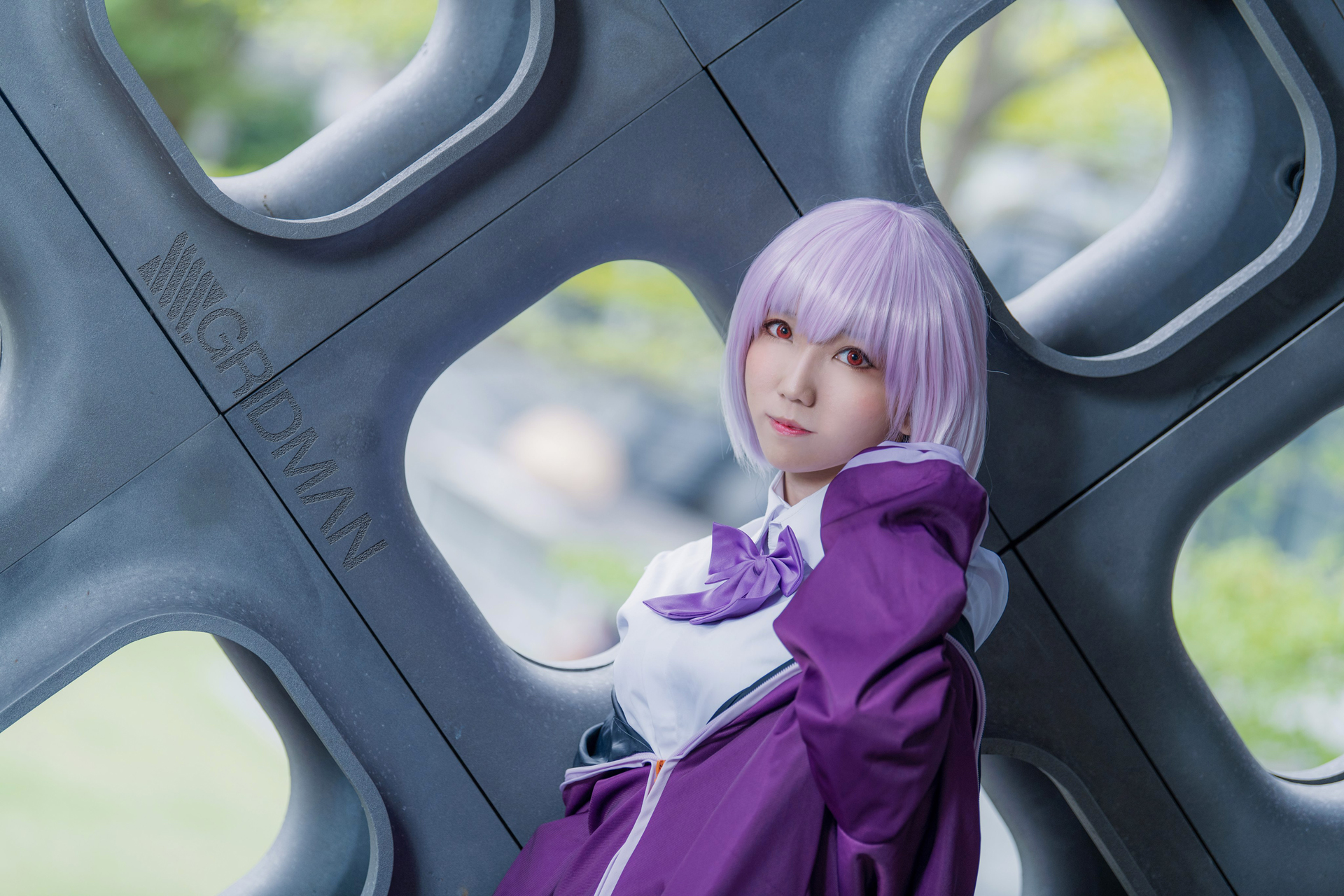 SSSS.GRIDMAN 新条茜 Cosplay（快樂的神大人☝( ‿ )☝） - ellten的創作 - 巴哈姆特