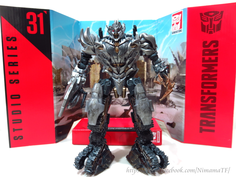 [達人專欄] 「開箱」變形金剛 Studio Series 電影 SS-31 Megatron 精塗戰損 密卡登 Voyager Class ...