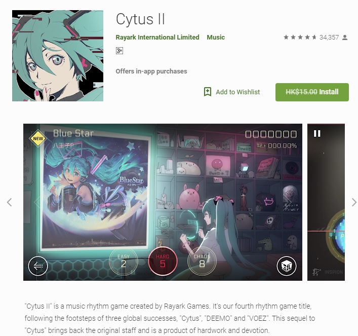 [初音ミク][Android][iPhone][手遊喜加一][Cytus II][01/06/2019 開始，有效期未知] - VOCALOID综合讨论区 - 天使动漫论坛 - 梦开始的地方 ...