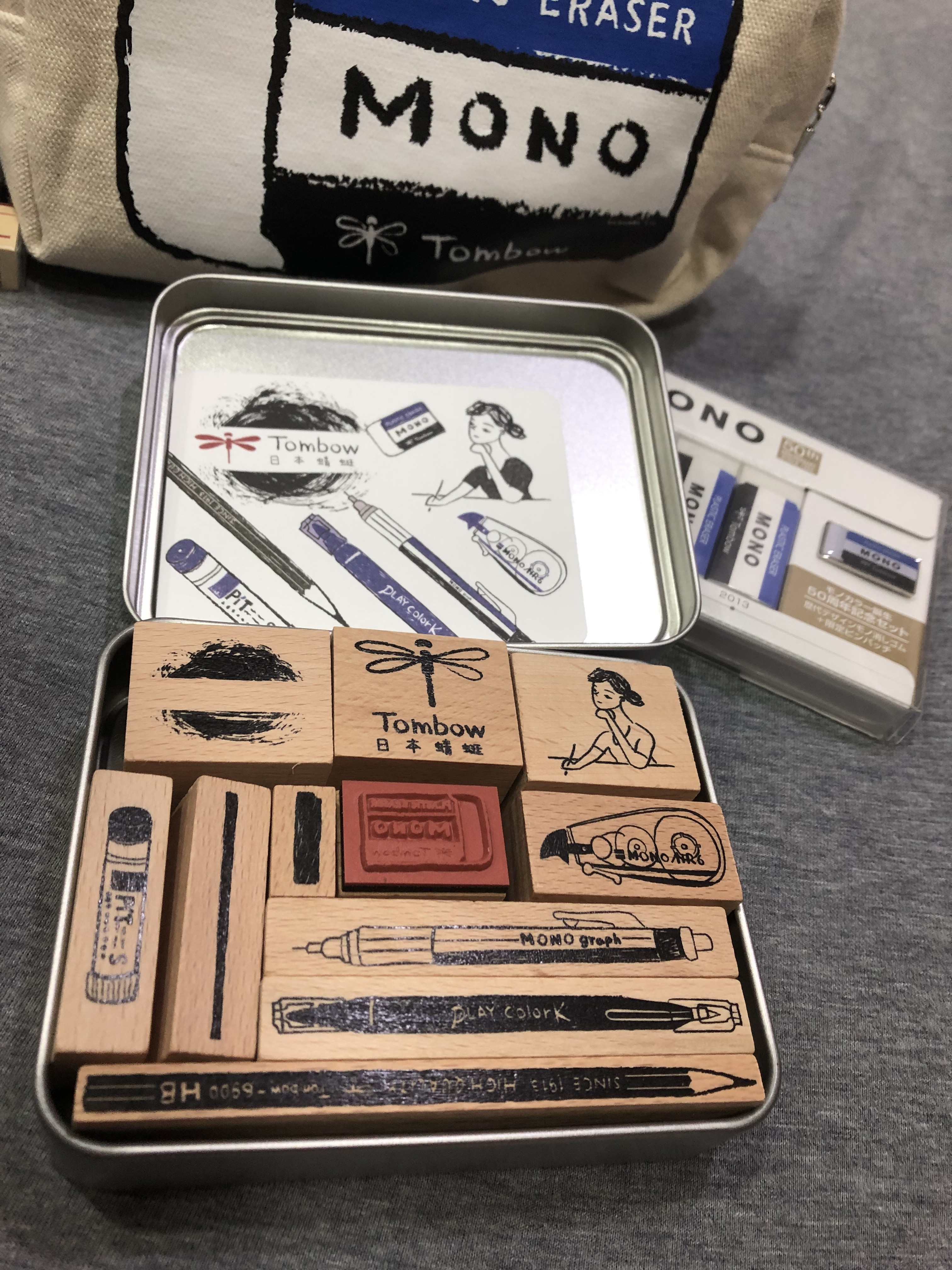 TOMBOW MONO BAGS & RUBBER STAMP &ERASERS : r/erasers