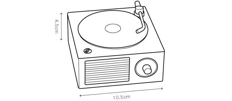 Record Player Style Bluetooth Speaker Life WareHouse record-player-style-bluetooth-speaker-life-warehouse