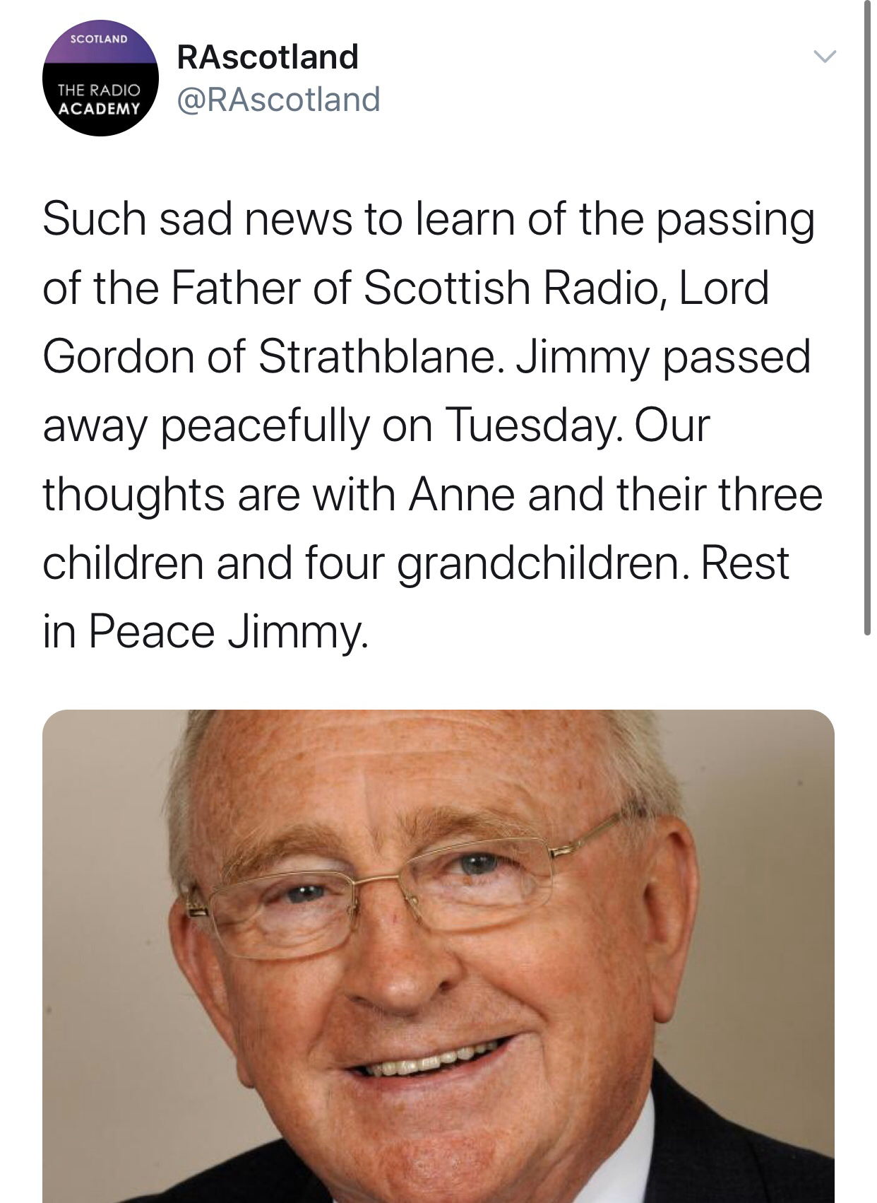 英國上議院議員 Lord Gordon 因武肺去世 終年83歲 - 時事台 - 香港高登討論區