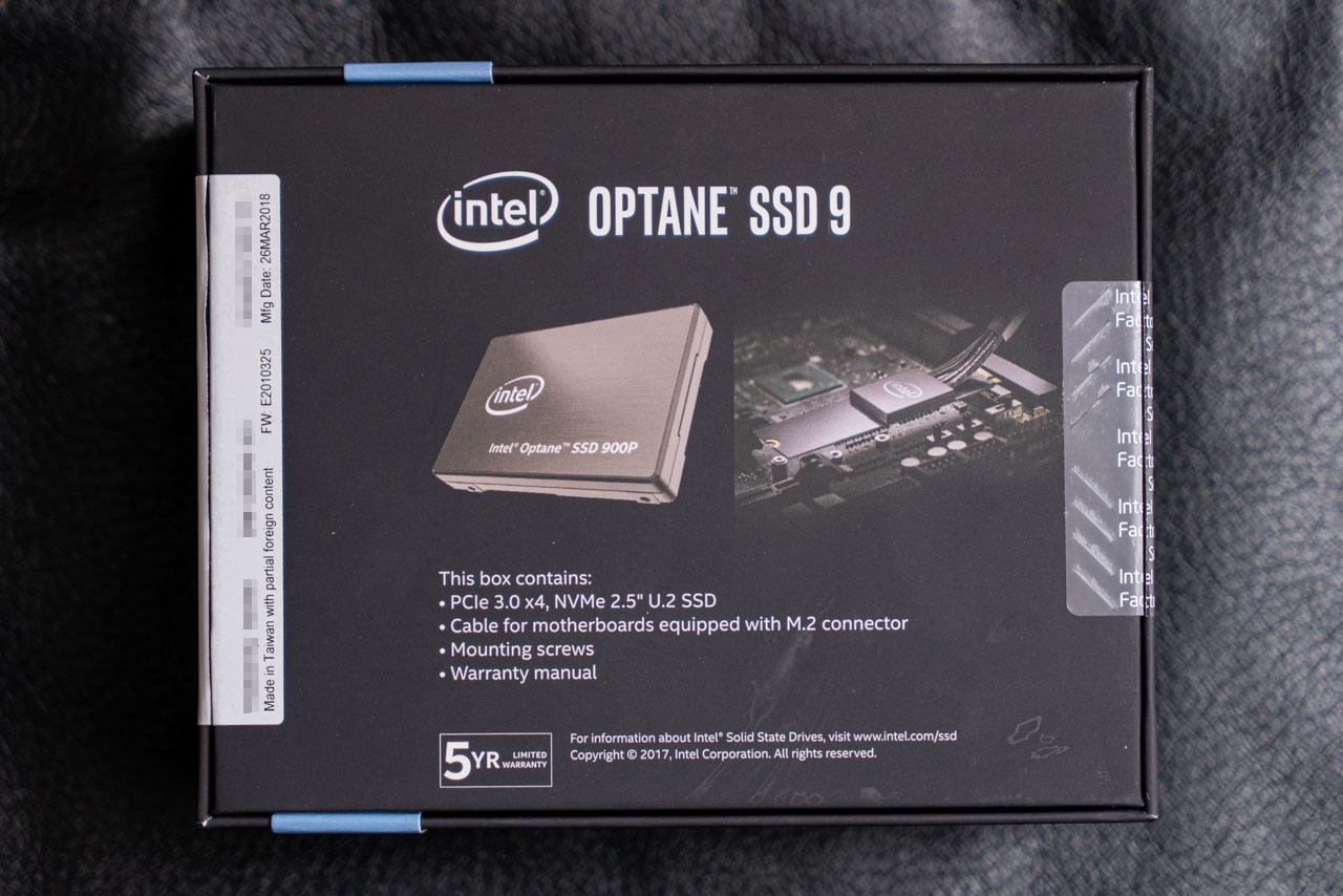 過氣王者Intel Optane 900p U.2 280GB 隨意開箱 - 固態硬碟 - 儲存燒錄 - 電腦領域 HKEPC ...