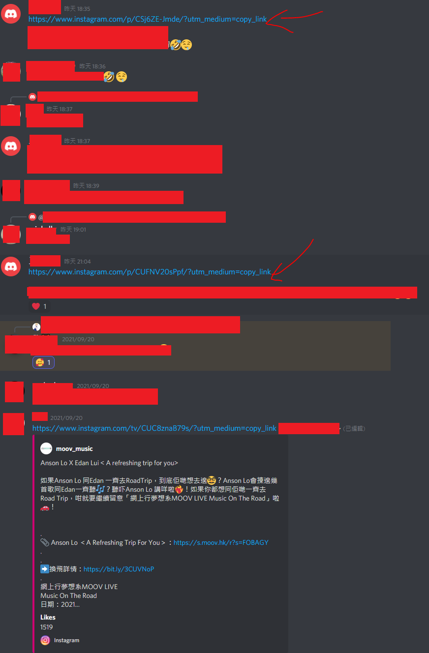 IG & FB link preview not working – Discord