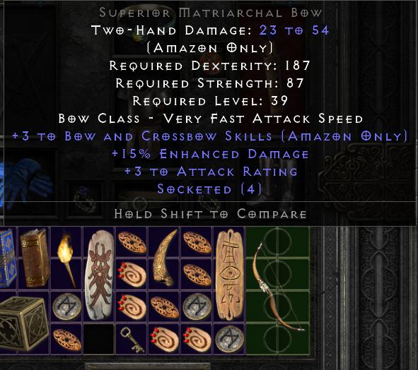 Gg Faith Base 15ed 3ar 3 Bow 4 Os Matriarchal Bow - Topic - d2jsp