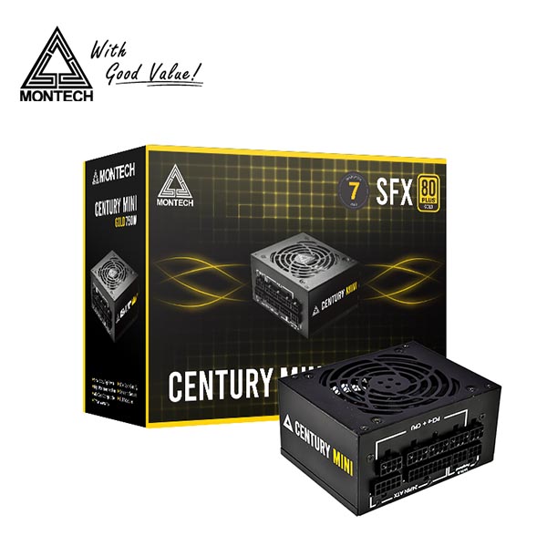 MONTECH 君主 Century Mini 創世紀 750W 金牌 全模組 電源供應器 - Shenqi神麒數位-打造您的客製化電腦