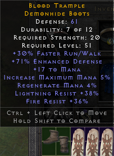 Super Gg Es Boots Ft (sorc Light) - Topic - d2jsp