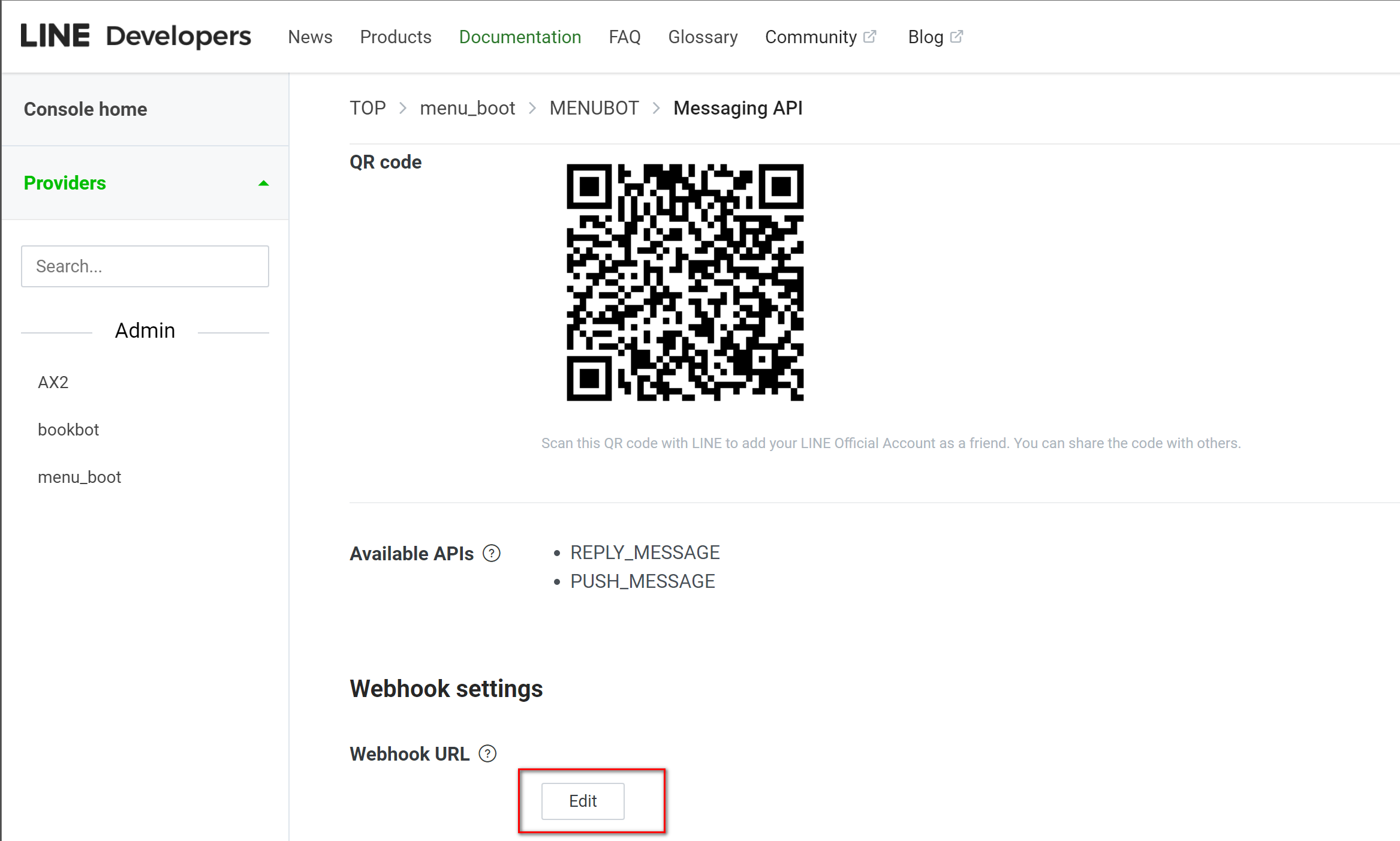 Github Craig7351 Menu Bot Line Bot To Send Menu