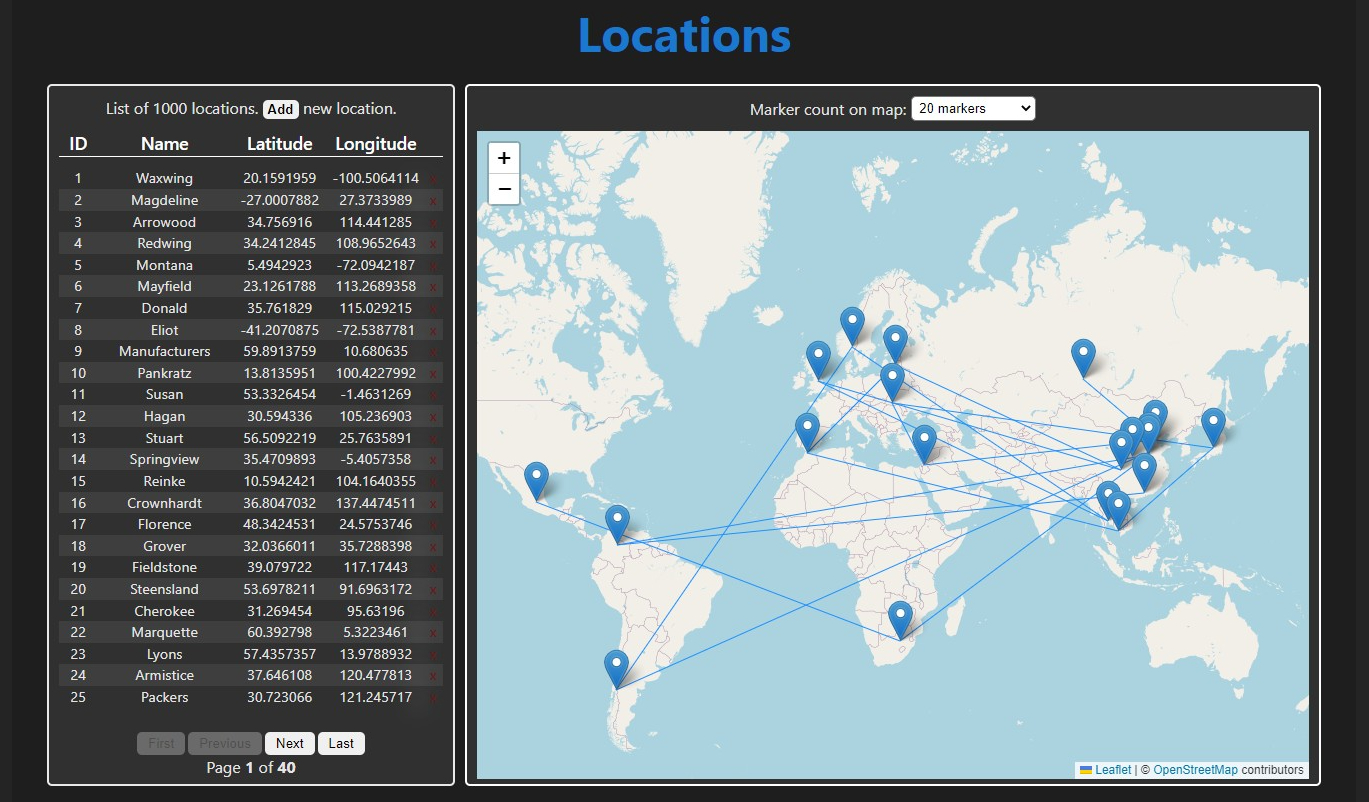 GitHub - naurisievins/Locations-application: Docker, Node.js, Express.js, MySQL, React.js, Leaflet
