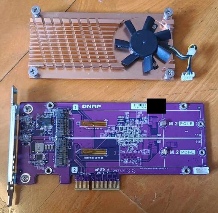 QNAP QM2-2P-244A(6/7 end) - 交易完結 - 電腦領域 HKEPC Hardware - 全港 No.1 PC討論區