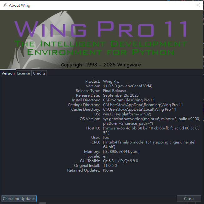 (更新) Wingware Wing IDE Pro 11.0.5 強大的 Python IDE編輯器