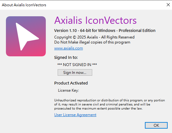 免安裝 Axialis IconVectors Pro 1.10 向量圖示編輯器